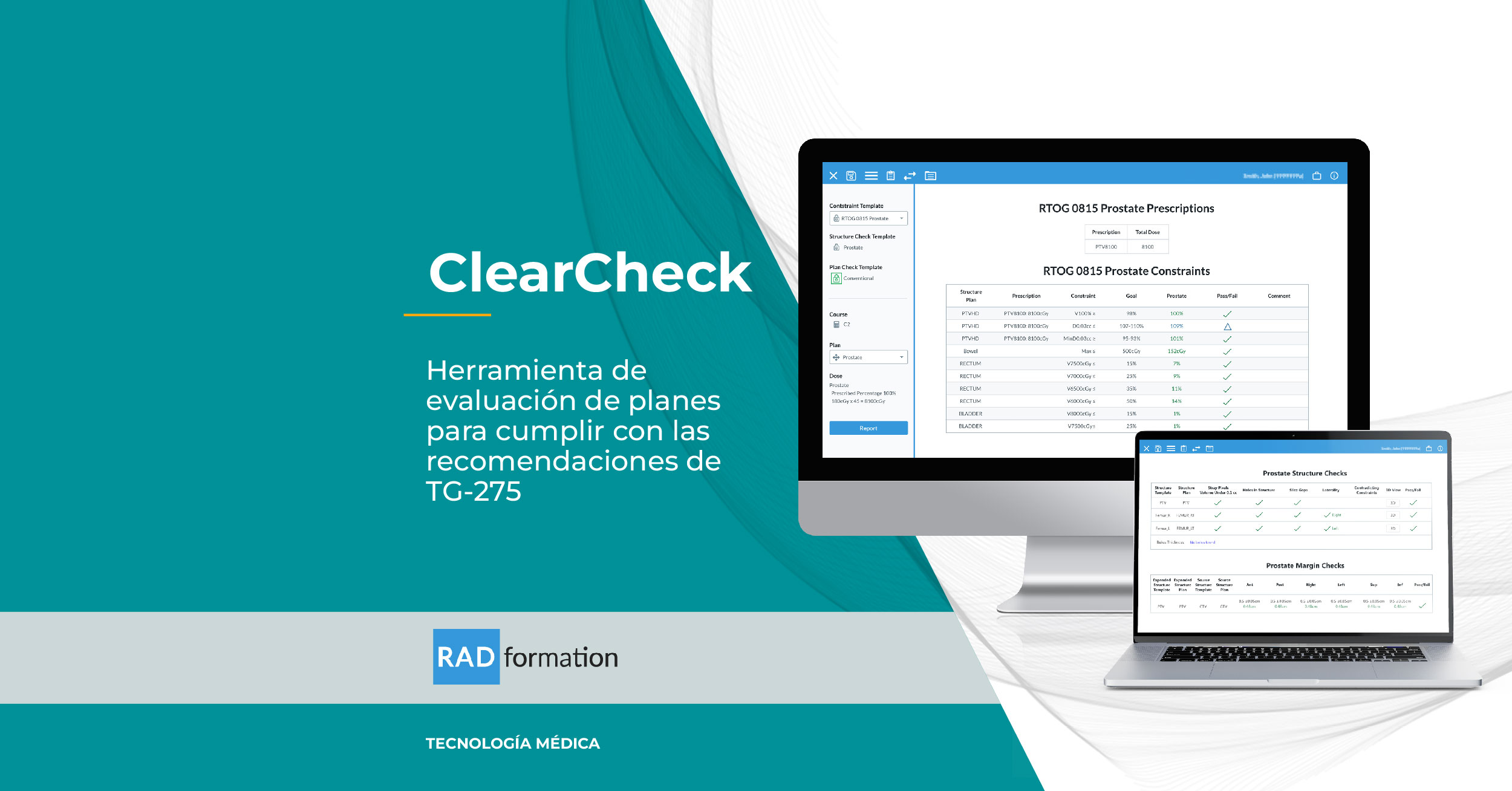 Clearcheck. Herramienta de evaluacion de planes de radioterapia Δ ...